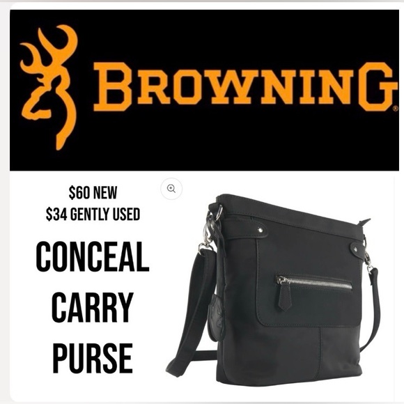 Browning | Bags | Browning Black Catrina Concealed Carry Purse ...